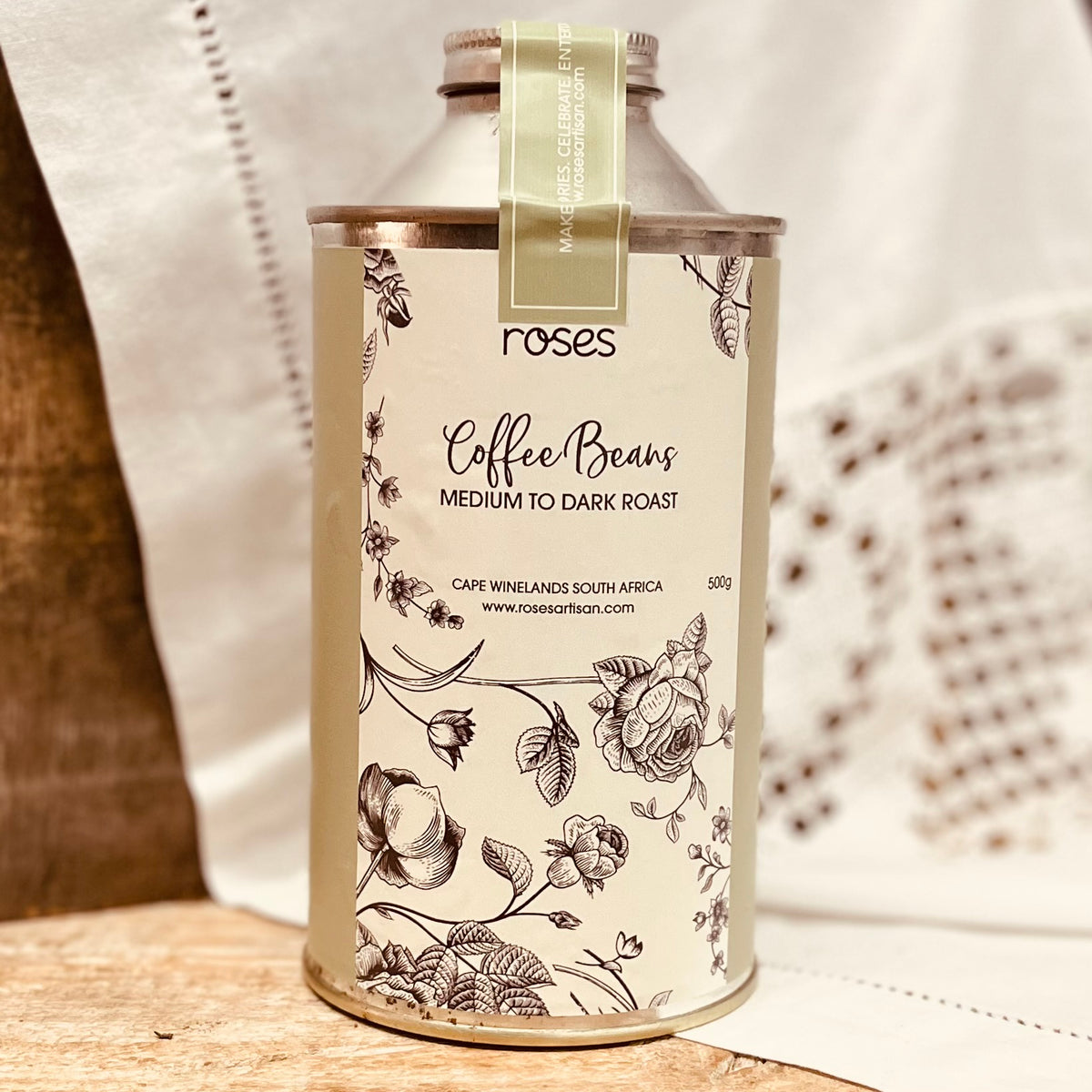 Gift Tin with Coffe Beans 310g – Roses Artisanal Delicacies