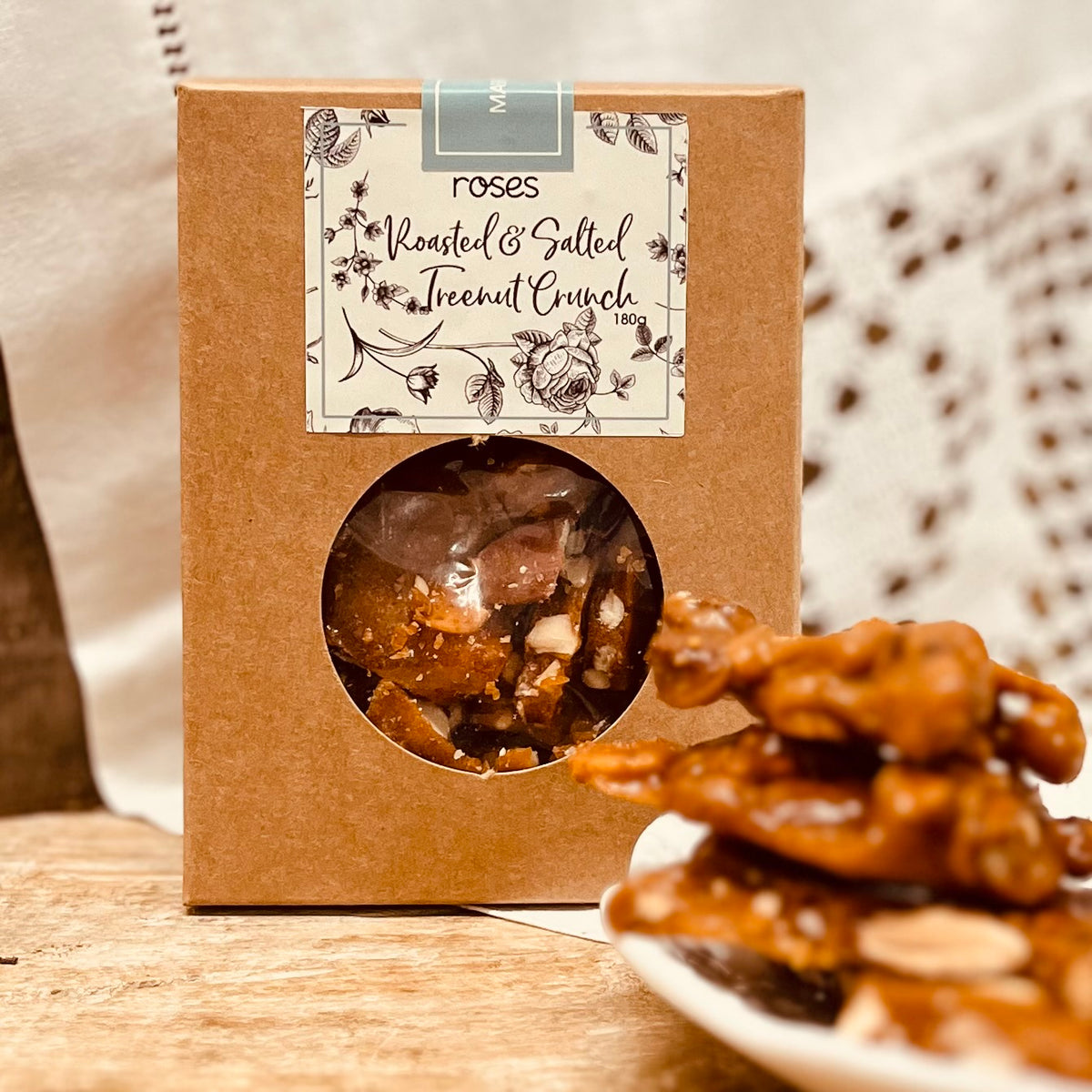 Roasted and Salted Tree Nut Crunch 180g – Roses Artisanal Delicacies
